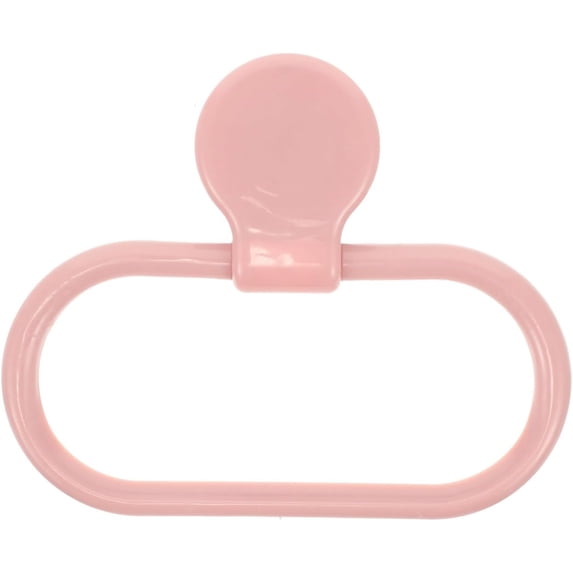 Adhesive Hand Towel Holder, Pink Hand Rack for Bathroom and Kitchen ...