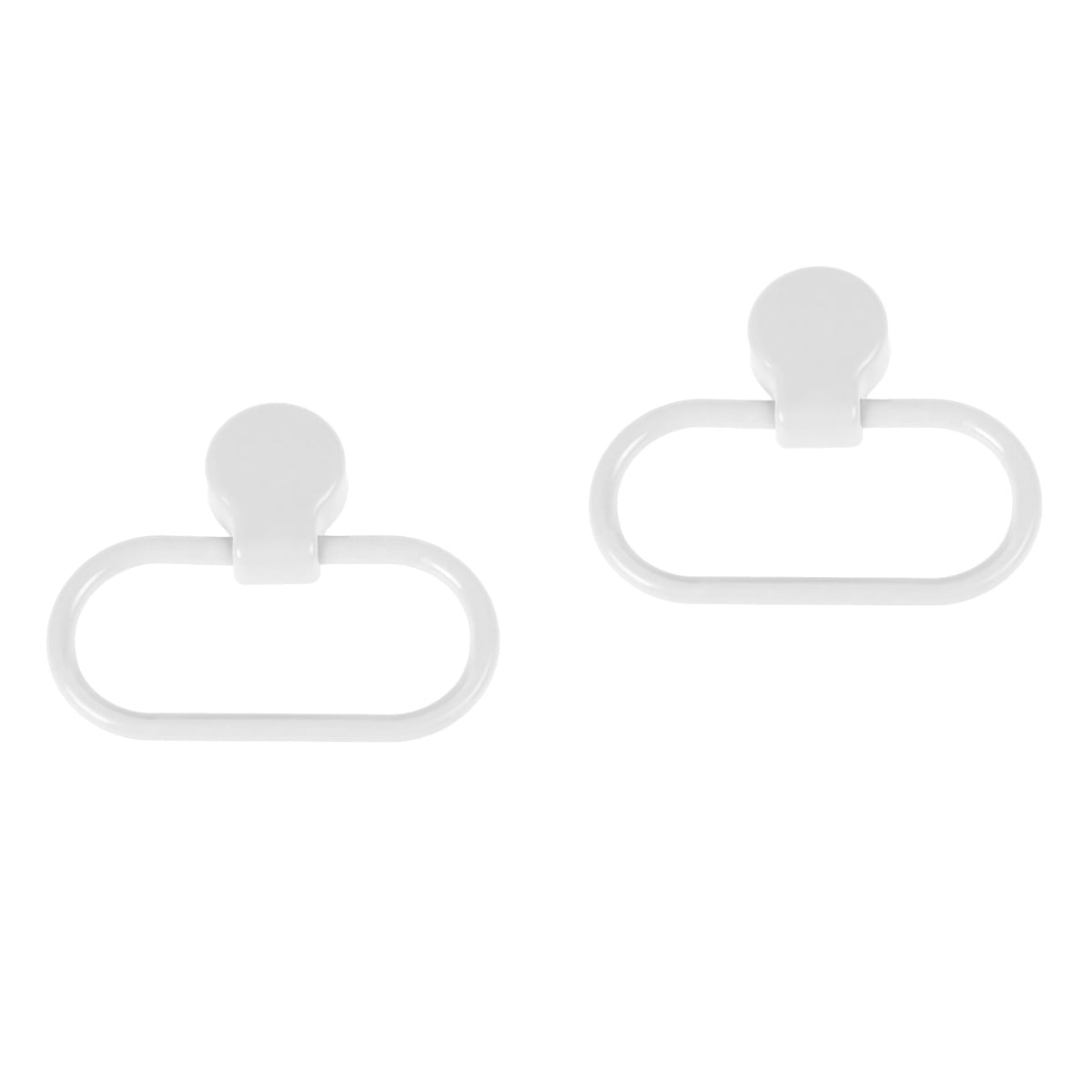 Adhesive Hand Towels Holder for Bathroom Wall 2 PCS Wall-mounted Binder ...