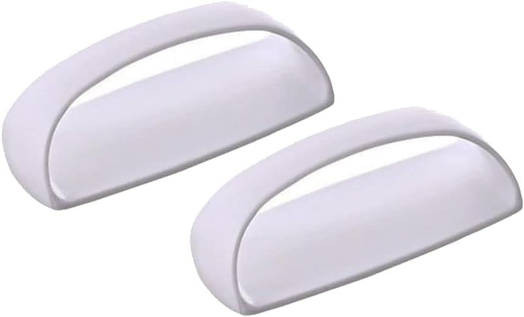 Adhesive Handle, 2 Pcs White Self-Stick Wardrobes Handles Helper with ...