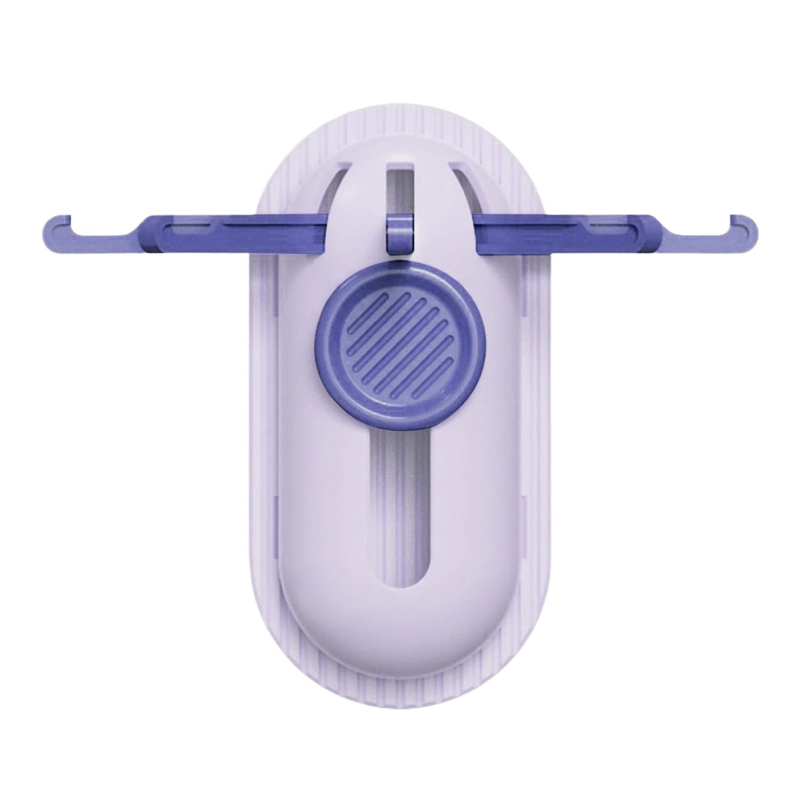 Adhesive Hooks, No Drilling 5-Claw Telescopic Hanger, Extendable ...