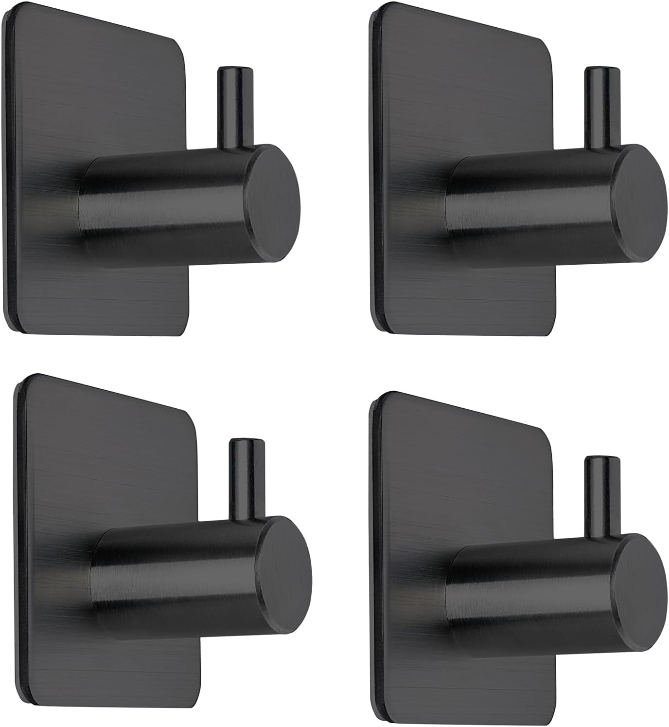 Adhesive Hooks Towel Hanger Wall Hooks for Hanging Coat, Hat,Towel Robe ...