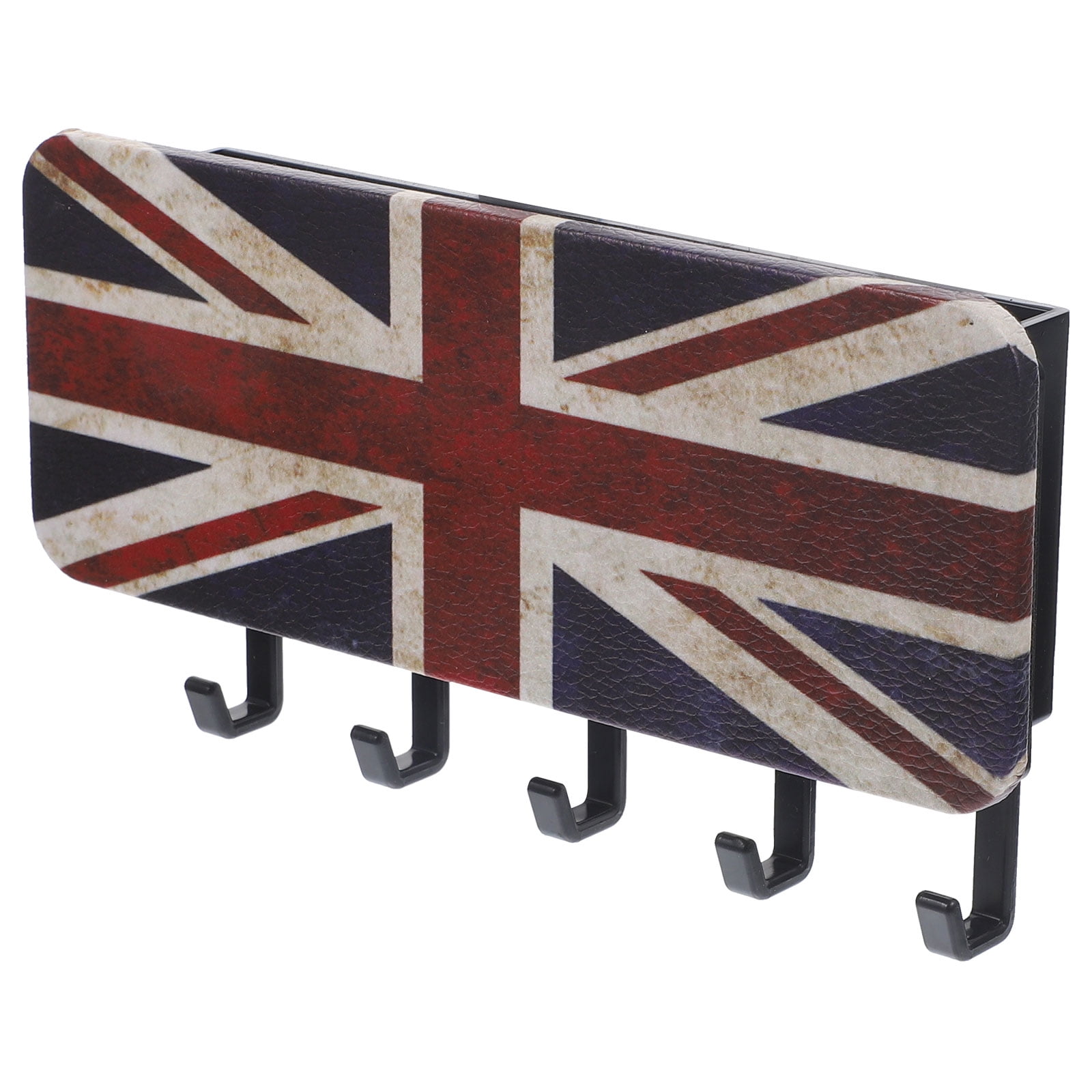 Adhesive Key Holder For Wall Hanging Rack Union Jack Office Hook ...