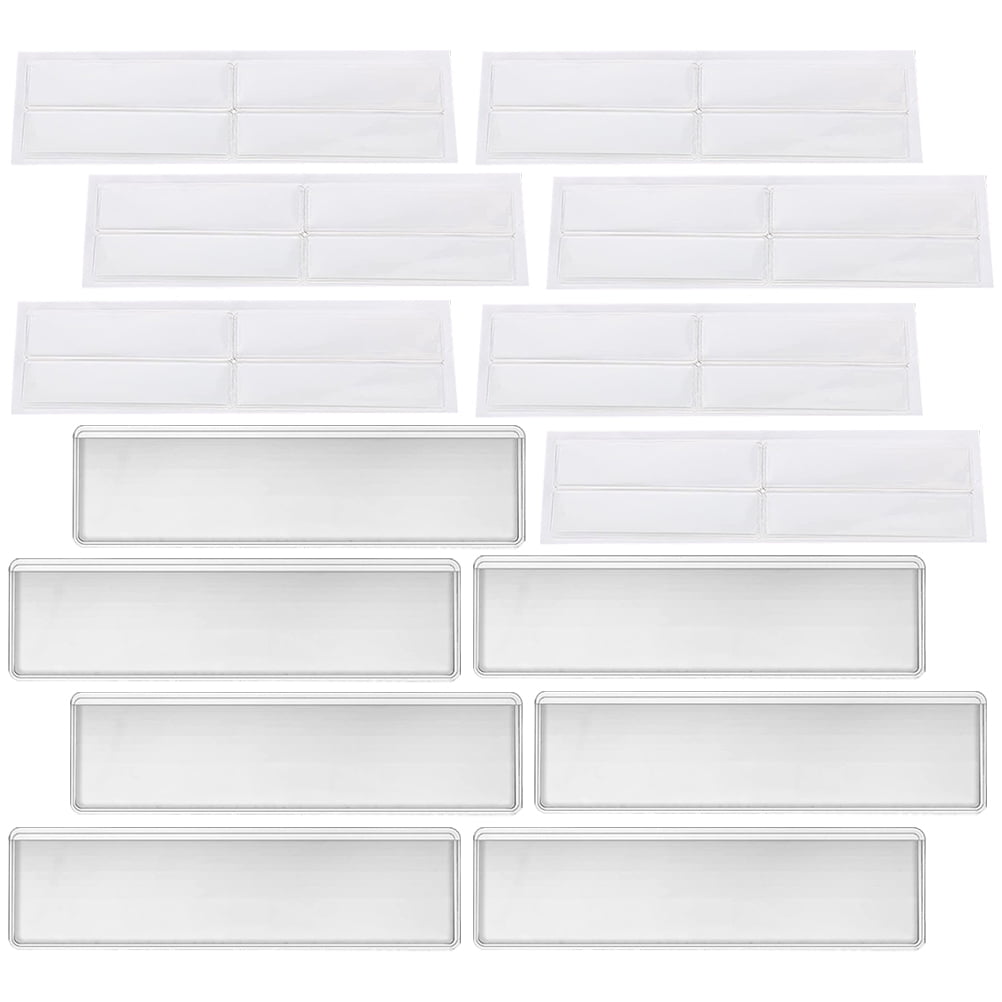 Adhesive Label Pockets Holders Desk Table Labels Binder Clips Index ...