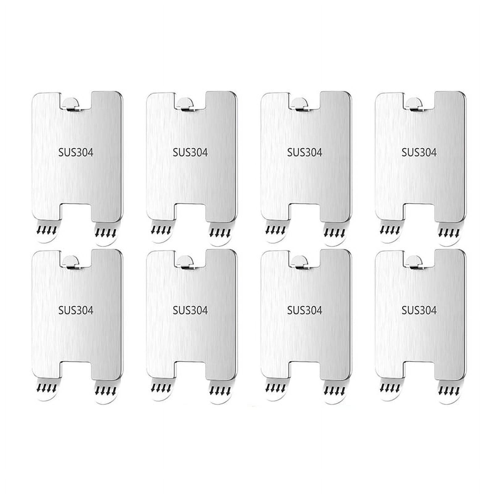 Adhesive Metal Picture Wall Hangers Without Nails, Damage Free Hanging ...