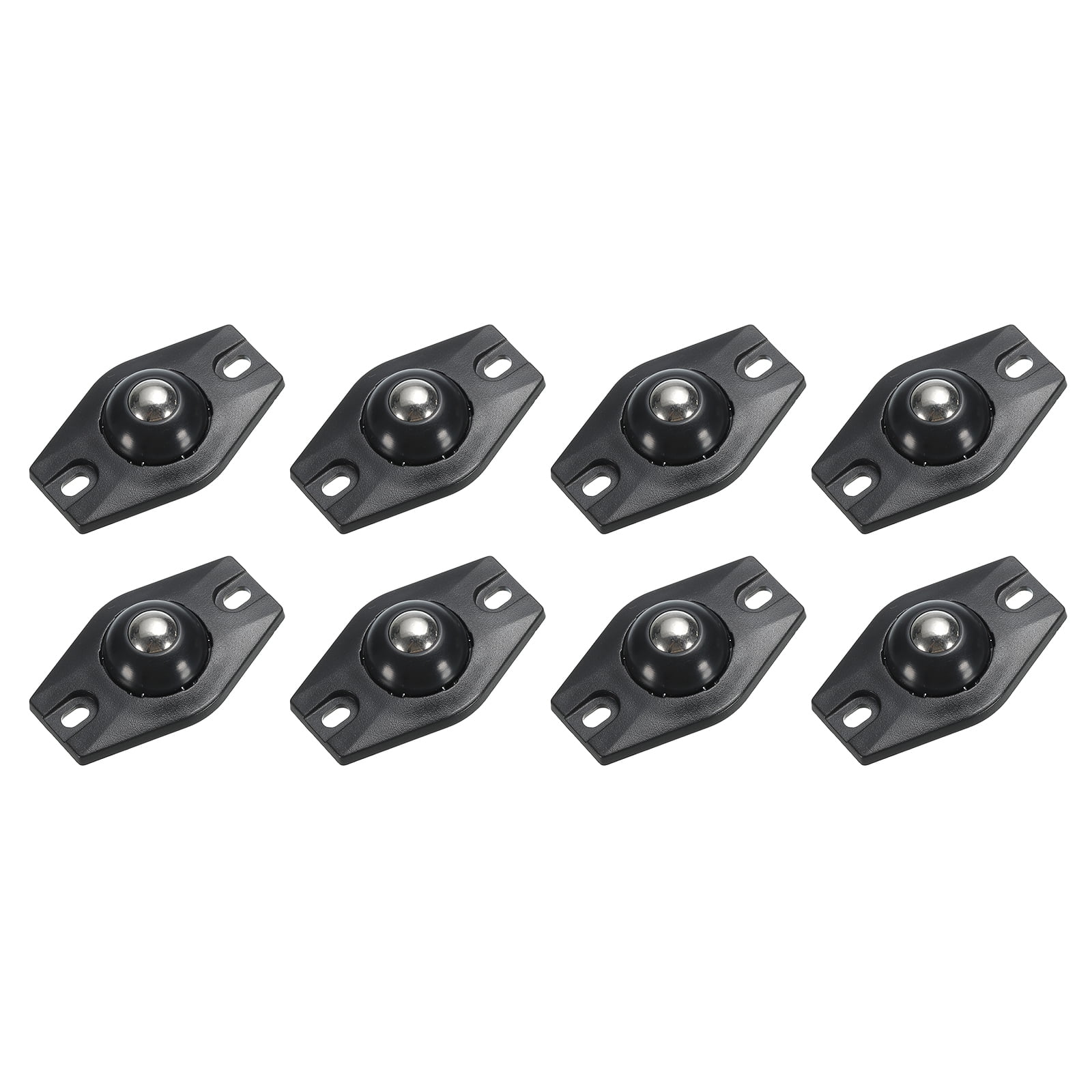 Adhesive Mini Caster Wheels, (Black - 8Pack) Swivel Universal Caster ...