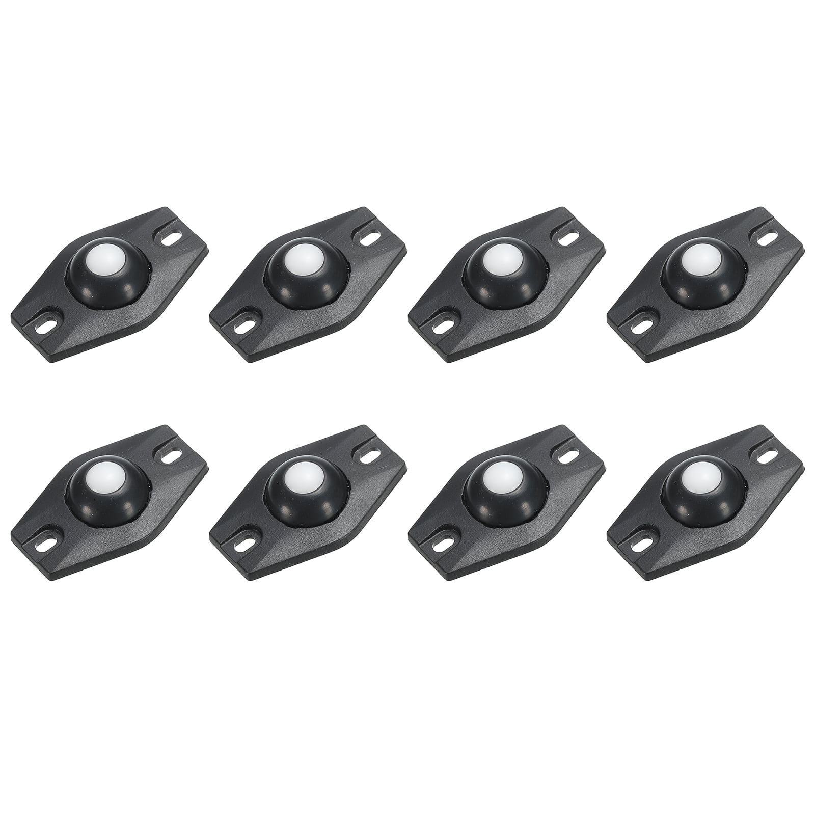 Adhesive Mini Caster Wheels, (Black - 8Pack) Swivel Universal Caster ...
