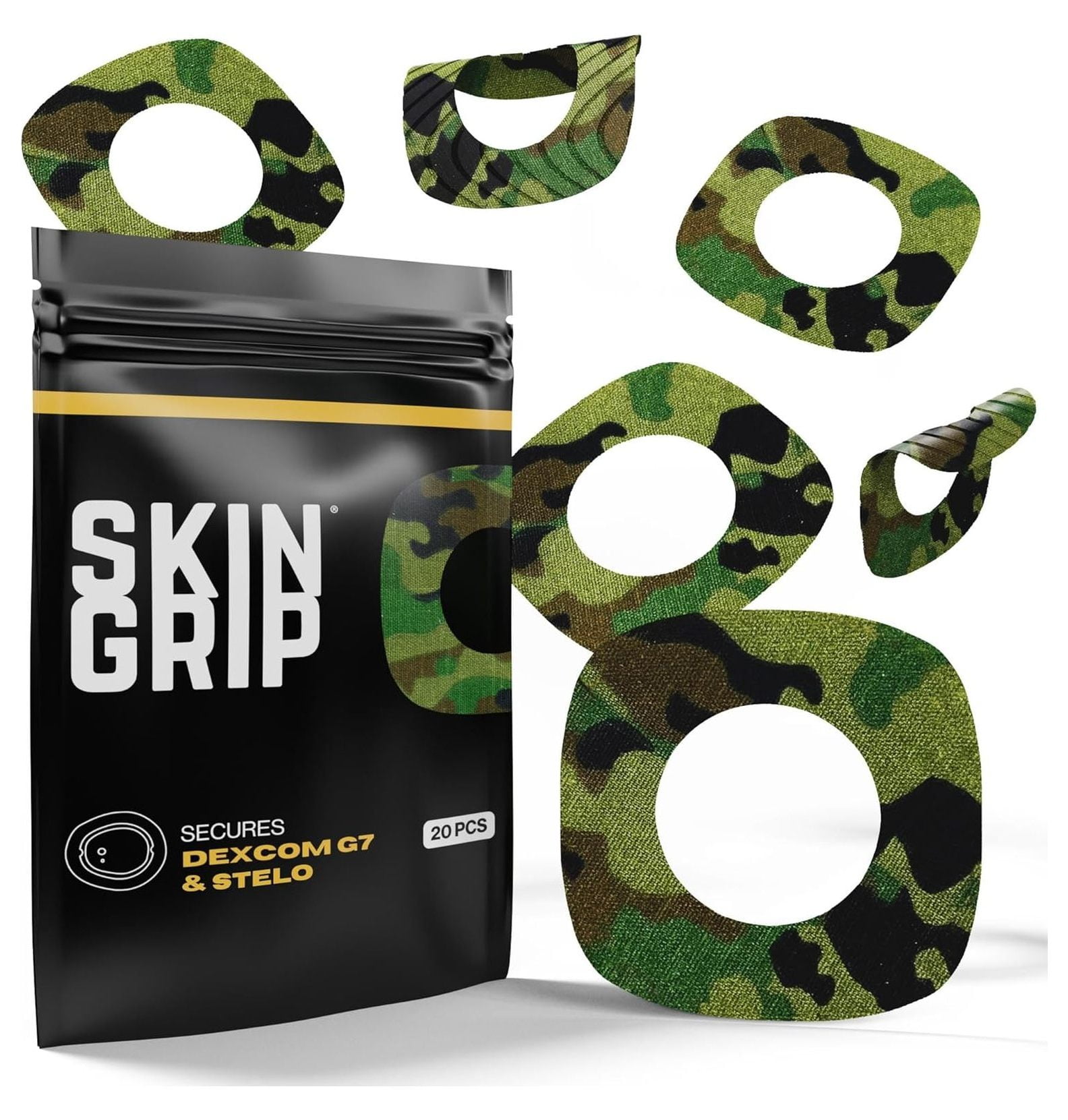 Adhesive Patches Compatible with Dexcom G7 & Stelo CGM with Cutout ...