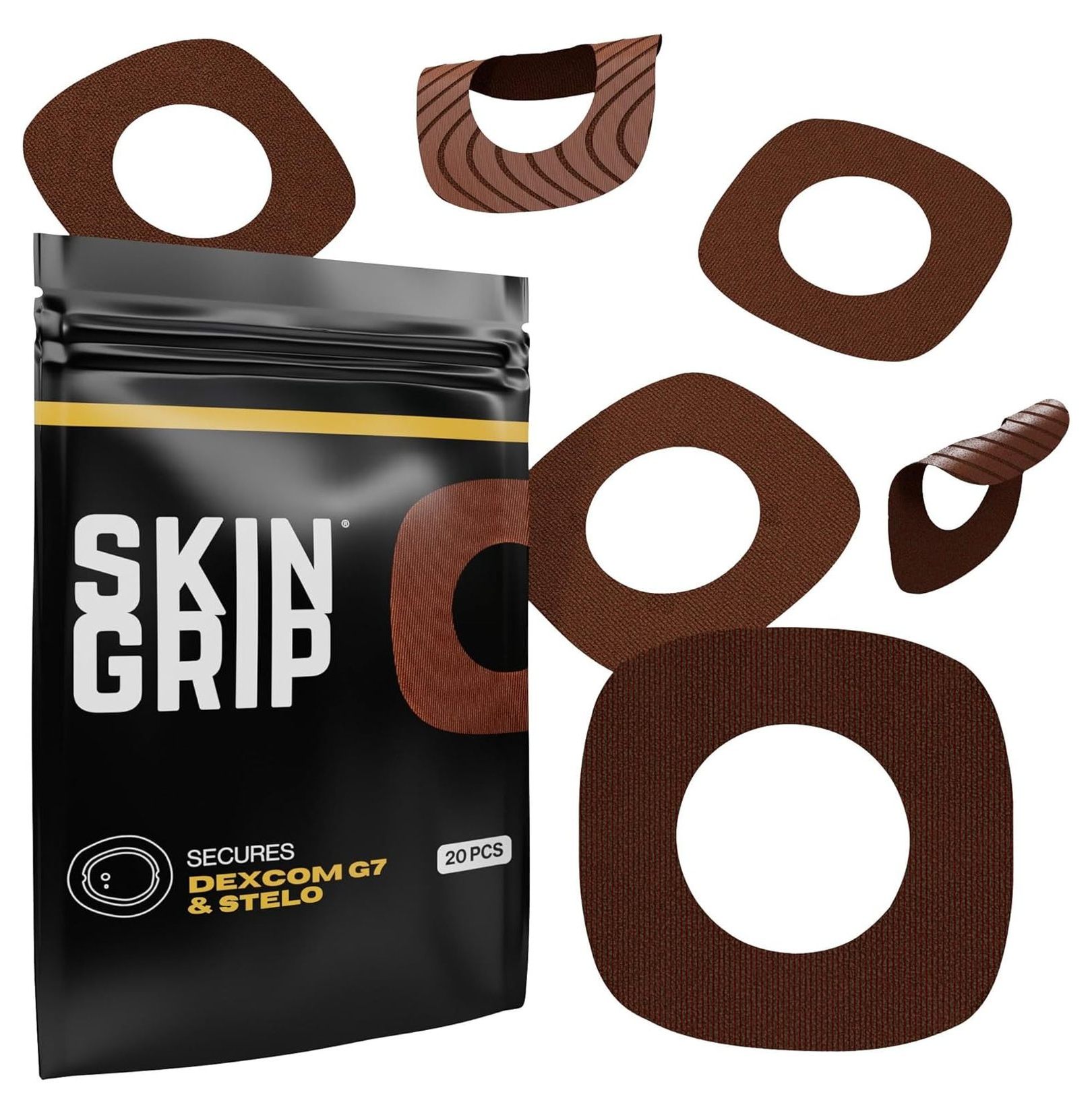 Adhesive Patches Compatible with Dexcom G7 & Stelo CGM with Cutout ...
