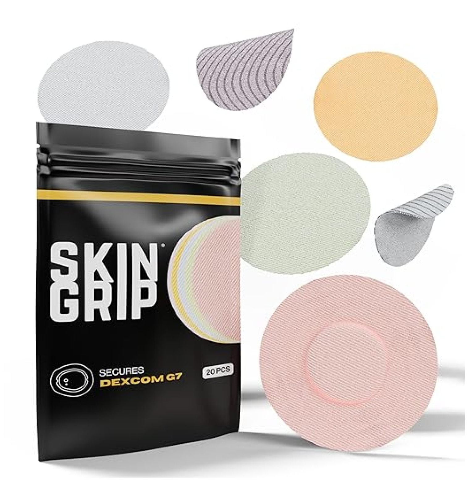 Adhesive Patches Compatible with Dexcom G7 & Stelo CGM – Waterproof ...