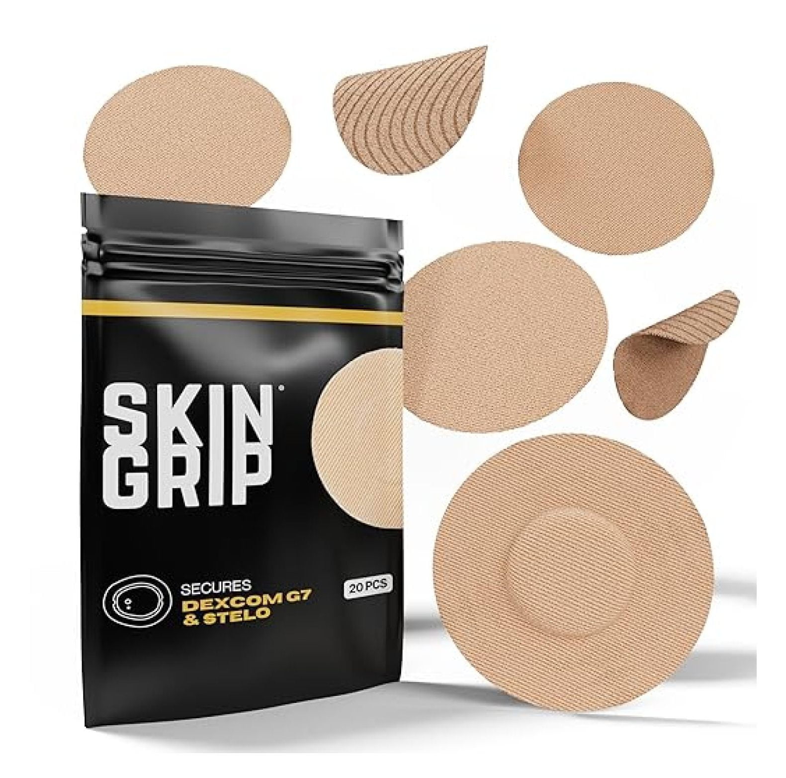Adhesive Patches Compatible with Dexcom G7 & Stelo CGM – Waterproof ...