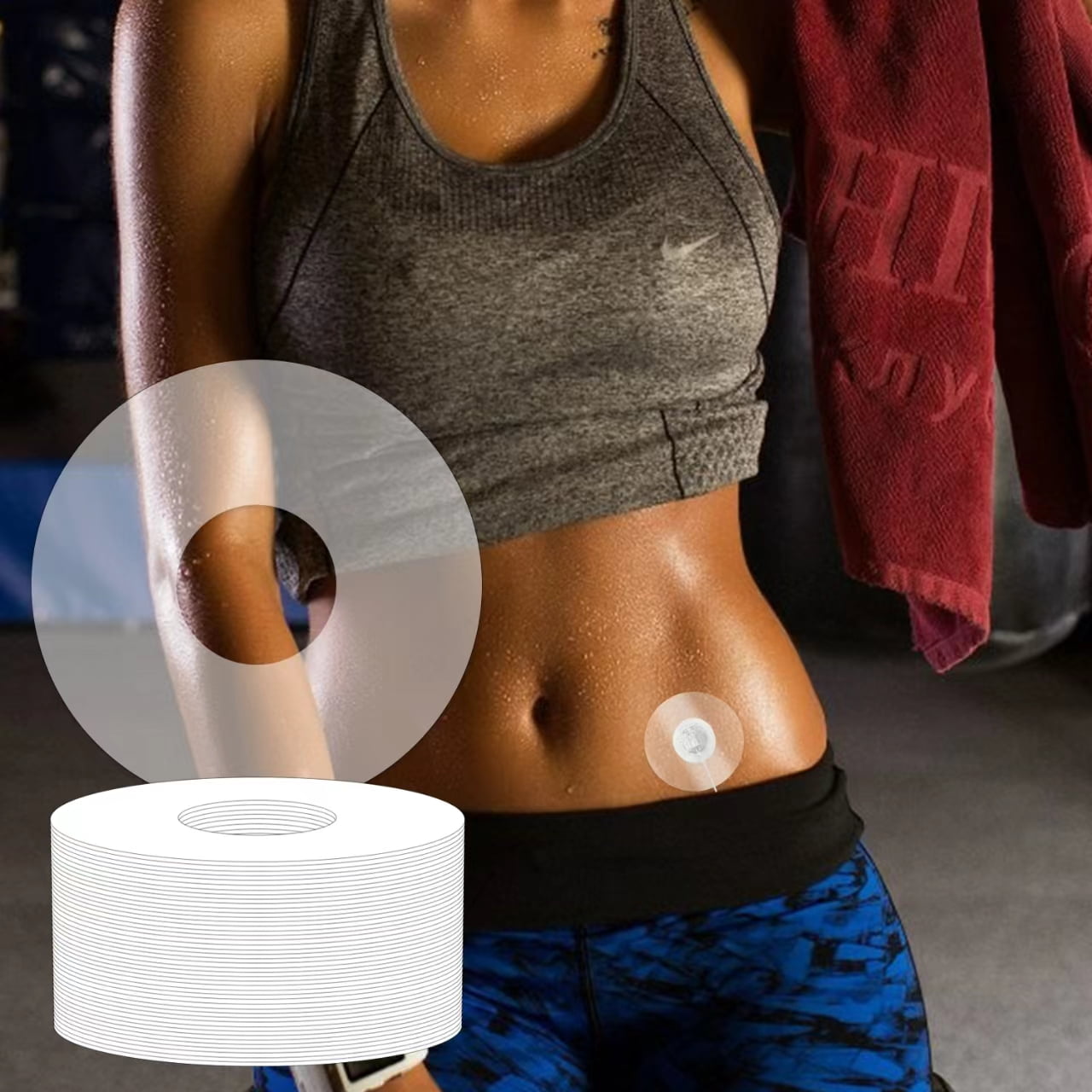 Adhesive Patches for CGM and Insulin Pumps, LiangMai 20 Pack Sweat ...