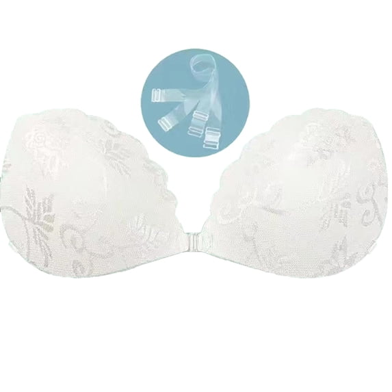 Adhesive Push Up Strapless Backless Lace Nipple Covers Women's ...