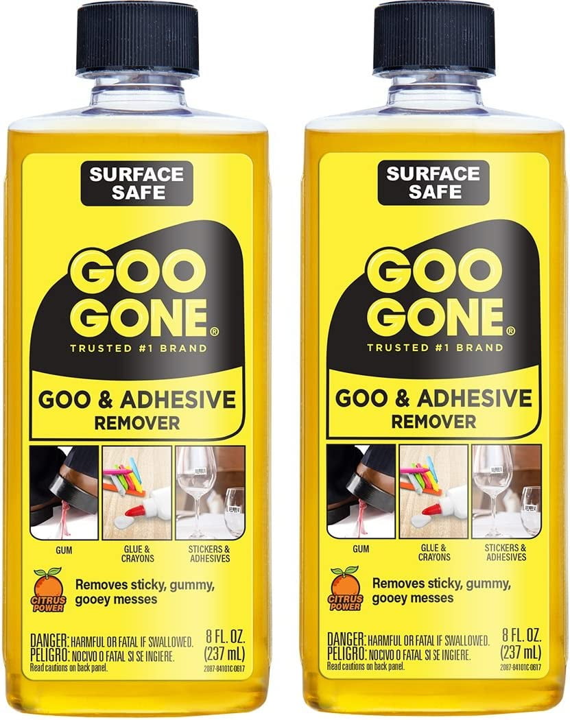 Adhesive Remover - 2 Pack - 8 Ounce - Surface Safe Adhesive Remover ...