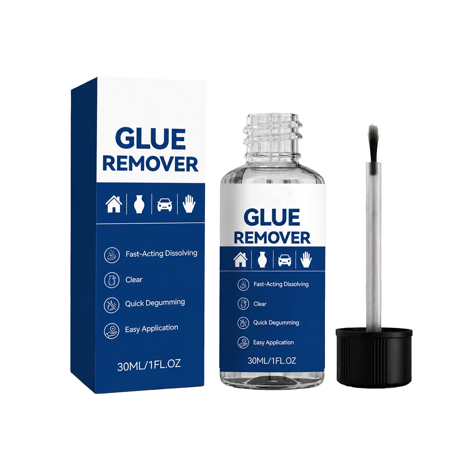 Adhesive Remover 30ml Quick Acting Dissolving Formula for Home Office ...