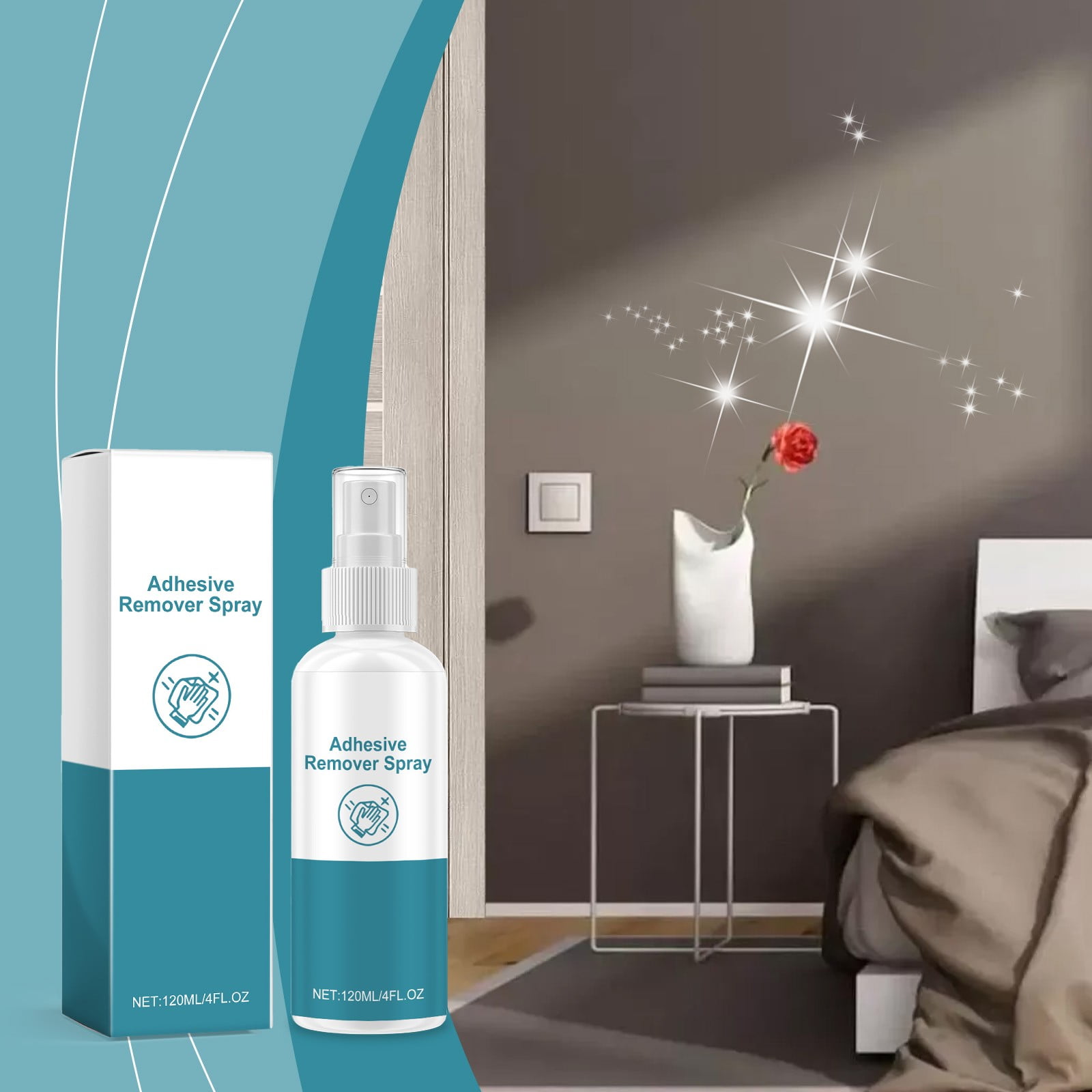 Adhesive Remover Spray | Multi-Surface Degumming Cleaning Solution ...