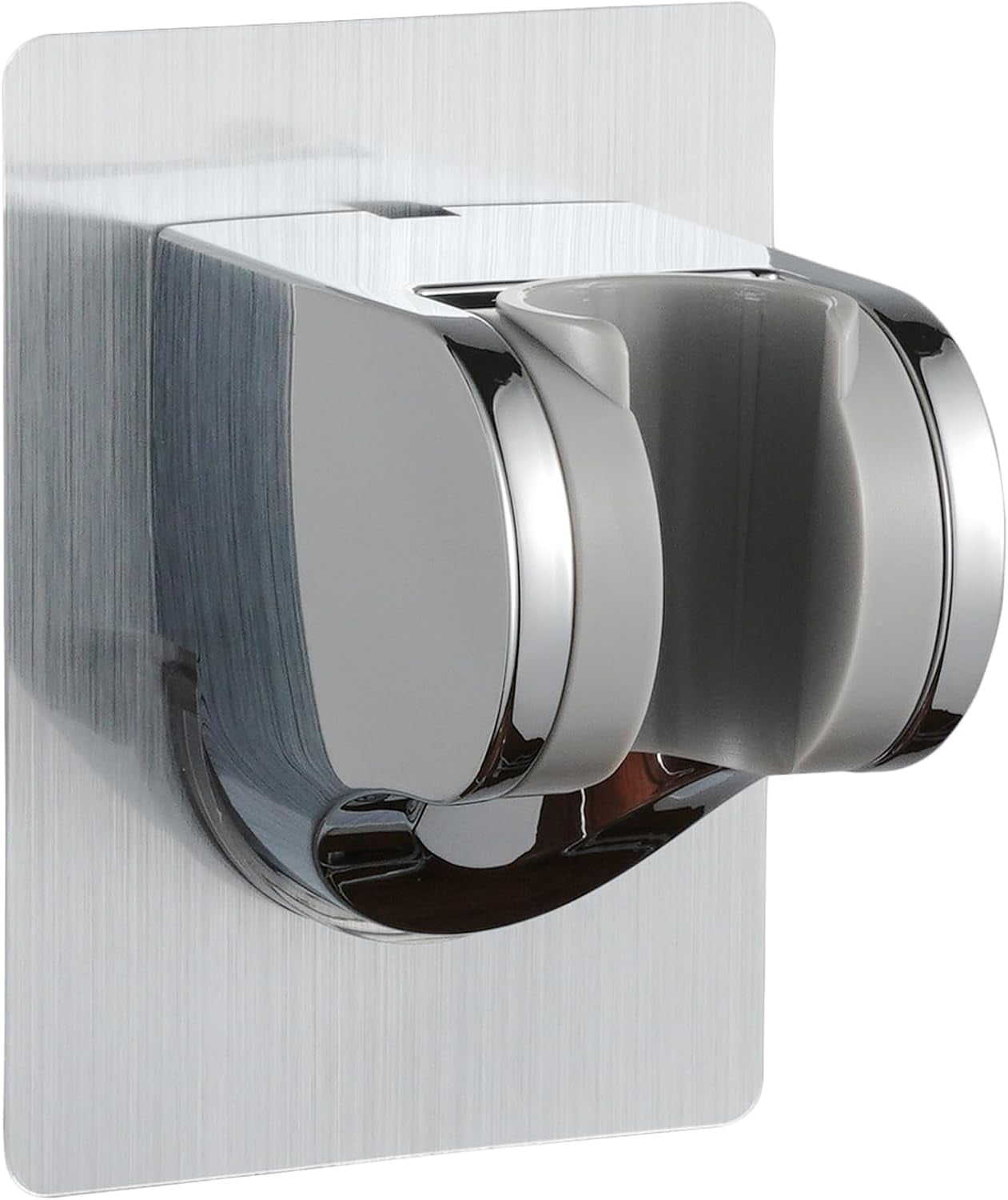 Adhesive Shower Head Holder, No-Drill Adjustable Wall Mount Bracket for ...