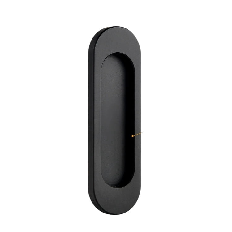 Adhesive Sliding Door Handle - Embedded Flat Pull Handle, No-Drill Self ...