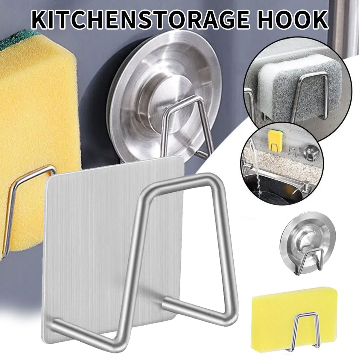 Adhesive Stainless Steel Hooks,Steel Stainless Hook Self Adhesive ...