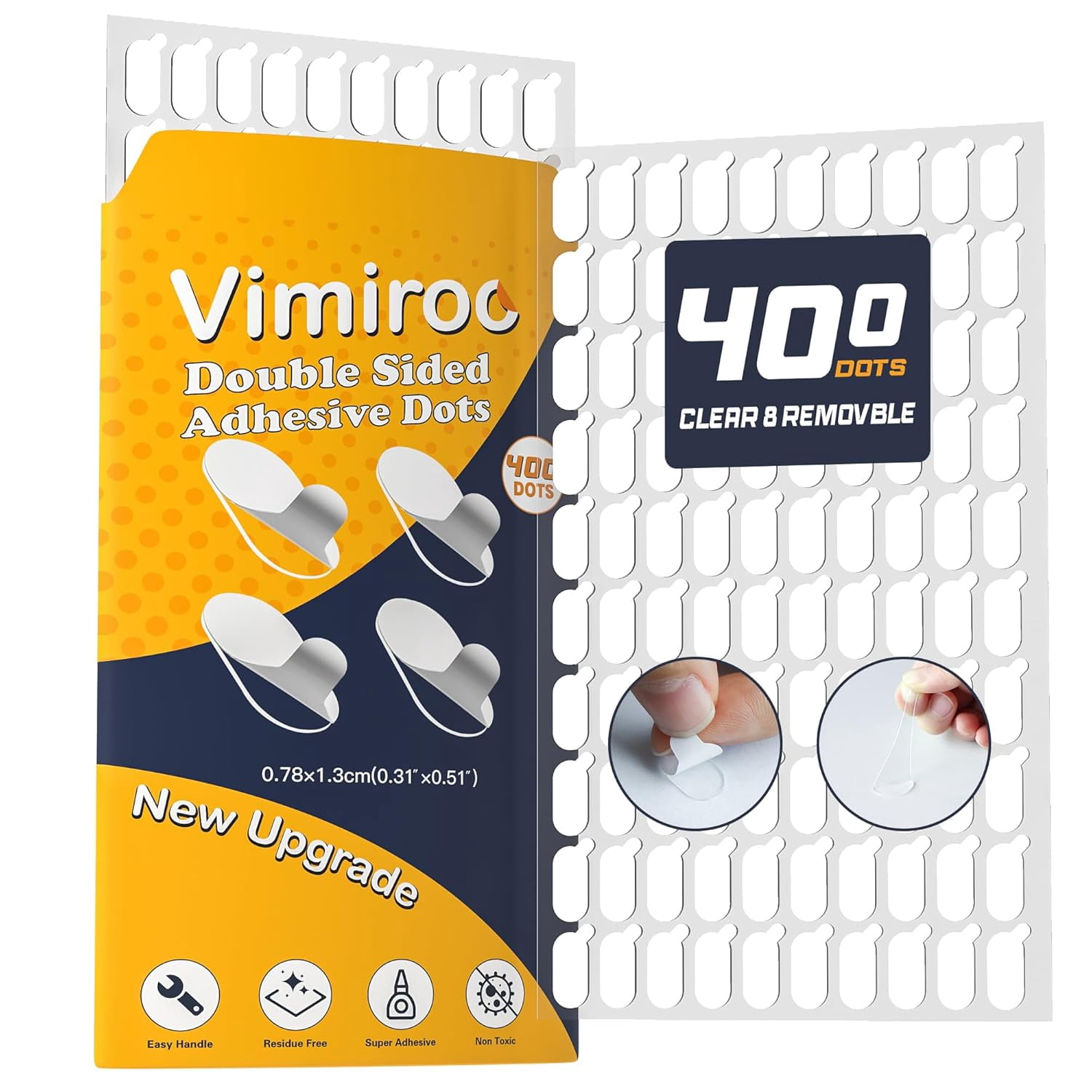 Adhesive Sticky Dots, Putty Sticky Tack, Double Sided Mounting Glue ...