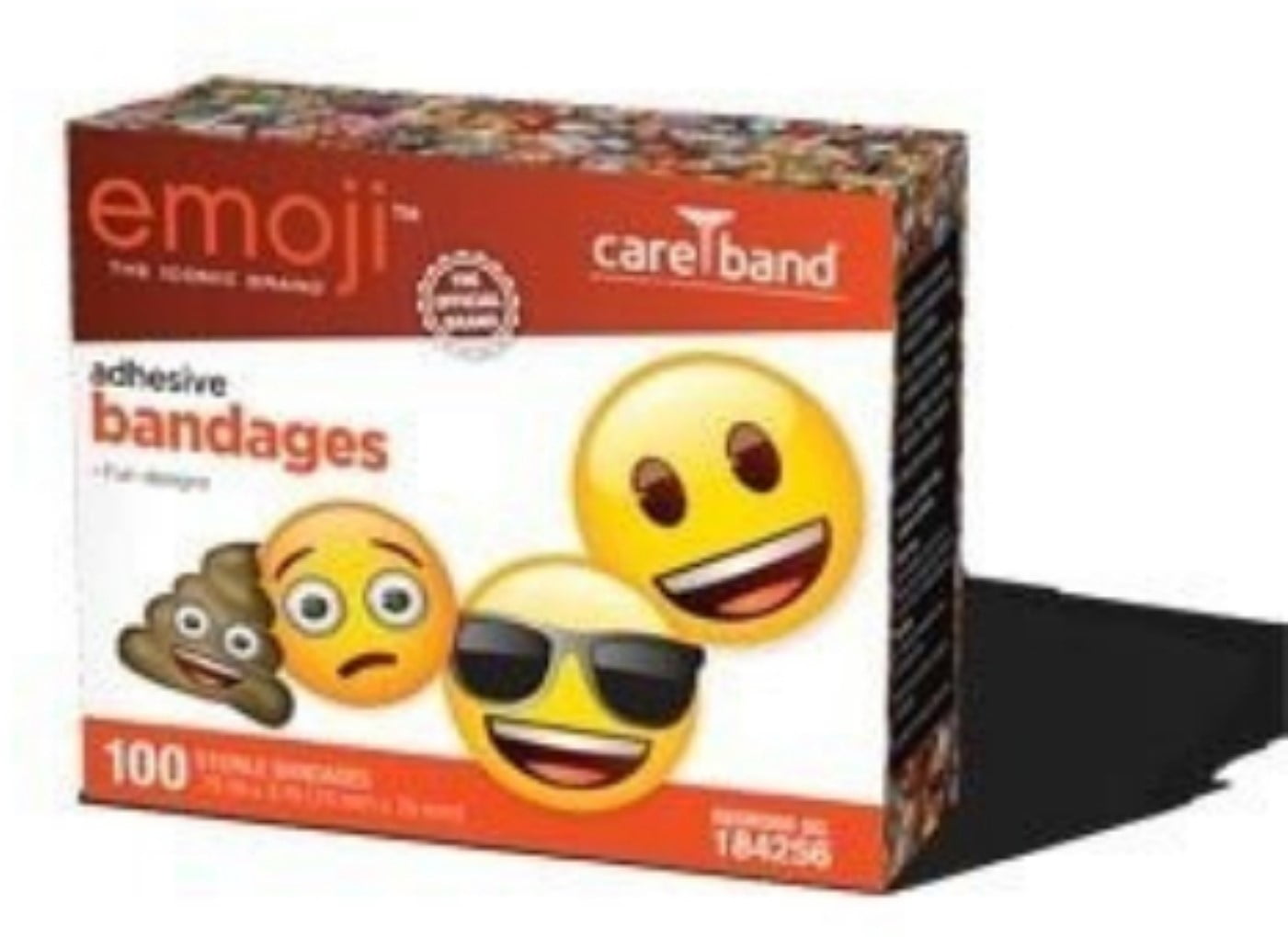 Adhesive Strip emoji 34 X 3" Plastic Rectangle Kid Design Emojis ...