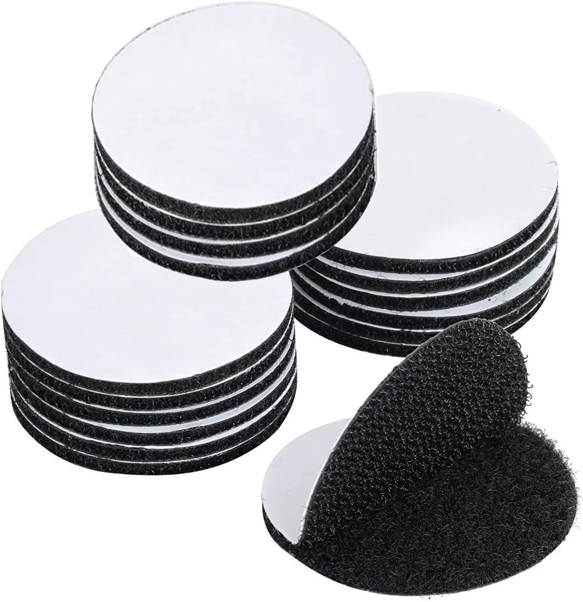 Adhesive Tape - 15PCS Hook and Loop Fasteners - Double Sided Sticky ...