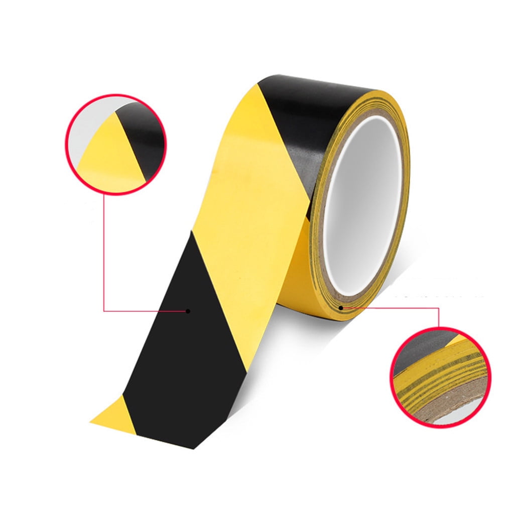 Adhesive Tape! Pvc Hazard Remind Rolls Self Adhesive Floor Warehouse ...