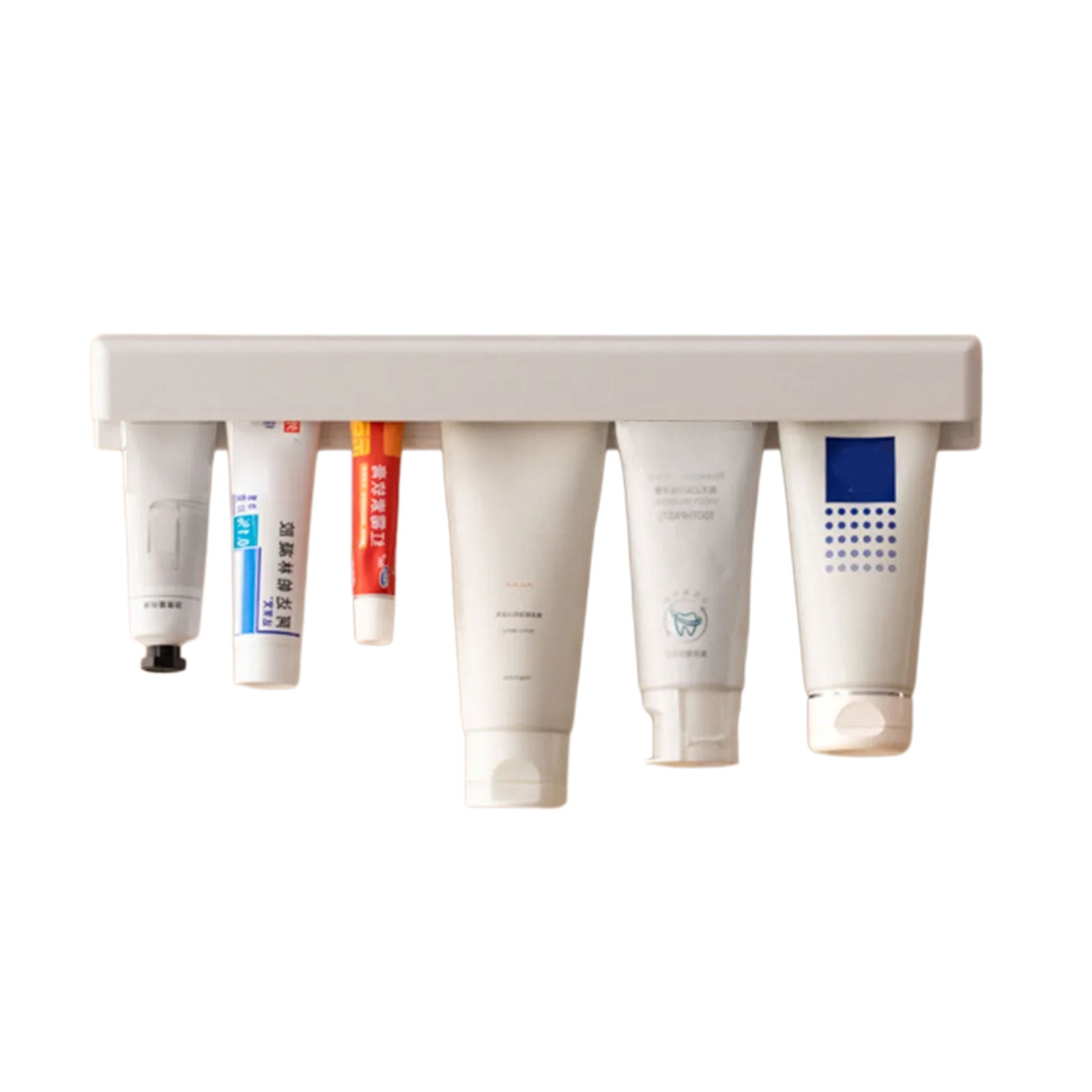 Adhesive Toothpaste Holder for Small Items Organizes Bathroom Essential ...