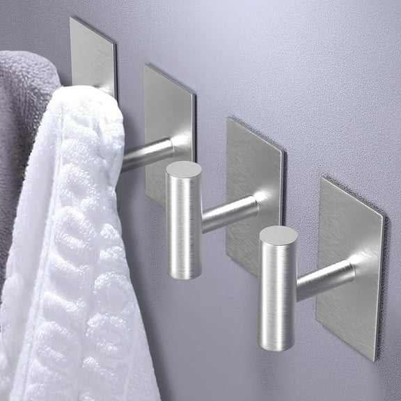 Bath Towel Hooks Robe Hook Holder Wall Mount Heavy Duty Wall Hooks SUS ...