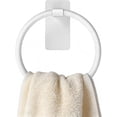 Adhesive Towel Ring Bathroom Wall Mounted Hand Towel Holder Round Towel ...