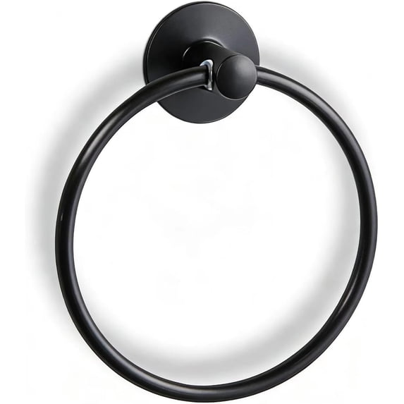 Adhesive Towel Ring Self Hand Stainless Steel Rustproof Bathroom Holder ...