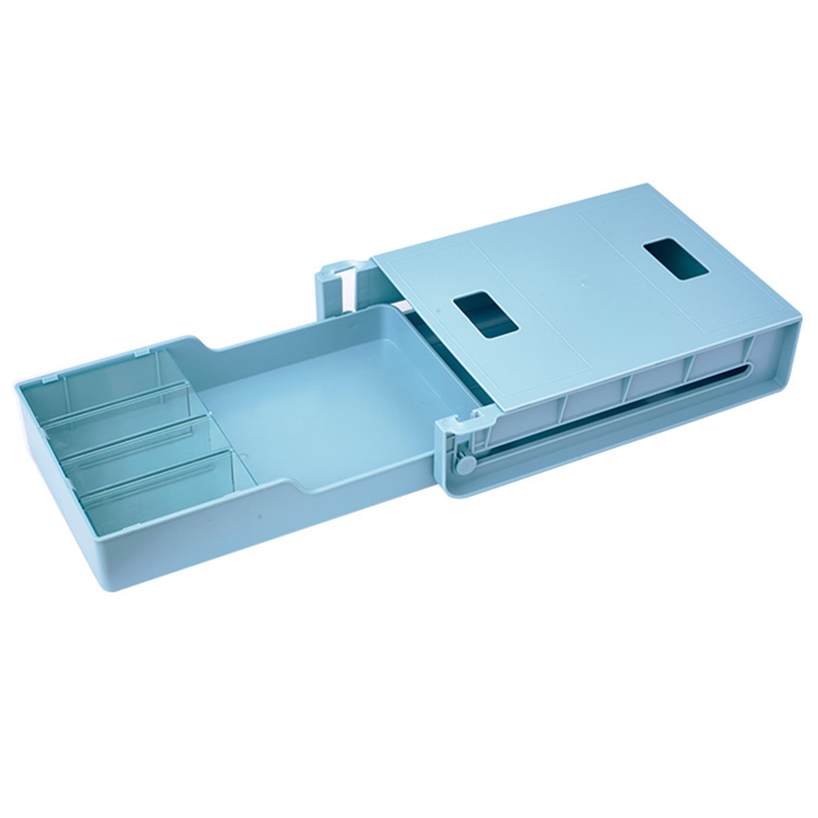 Adhesive Under Desk Drawer Organizer Slide-out Under Mounted Stick on ...