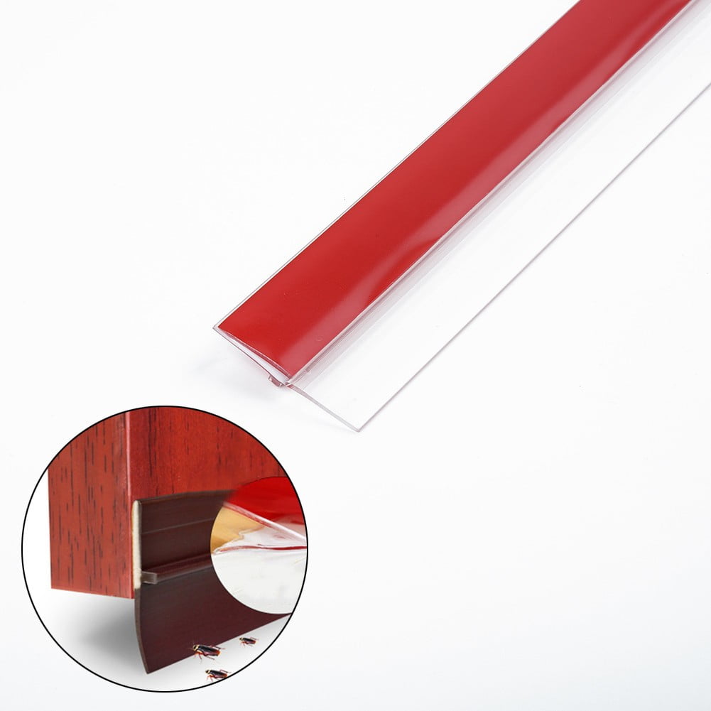 Adhesive Under Door Sweep Weather Stripping Rubber Bottom Seal Strip ...