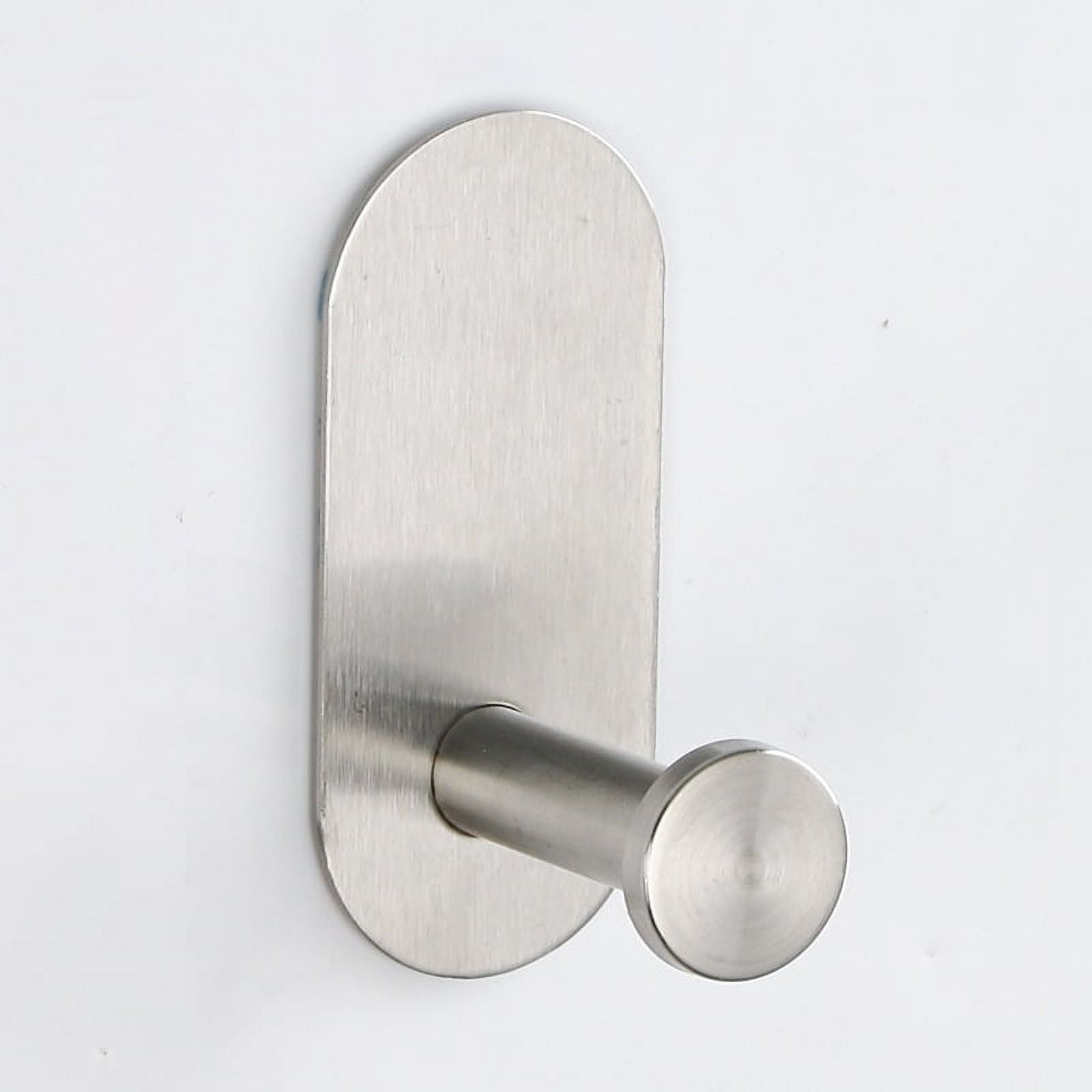 Adhesive Wall Hook Stainless Steel Robe Sticker Hooks Towel Coat Key ...
