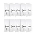 Adhesive Wall Hooks under $5! Yannianjz No Drill Hooks, Clear Adhesive ...