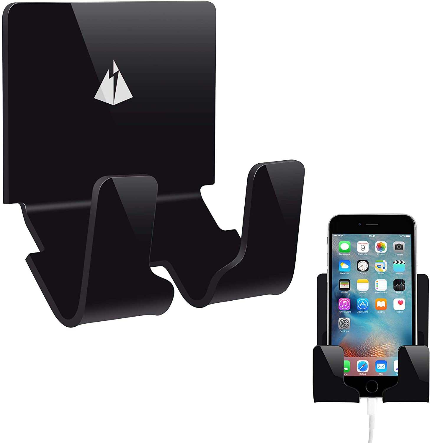 Adhesive Wall Phone Holder Mount for Smartphones iPhone External ...