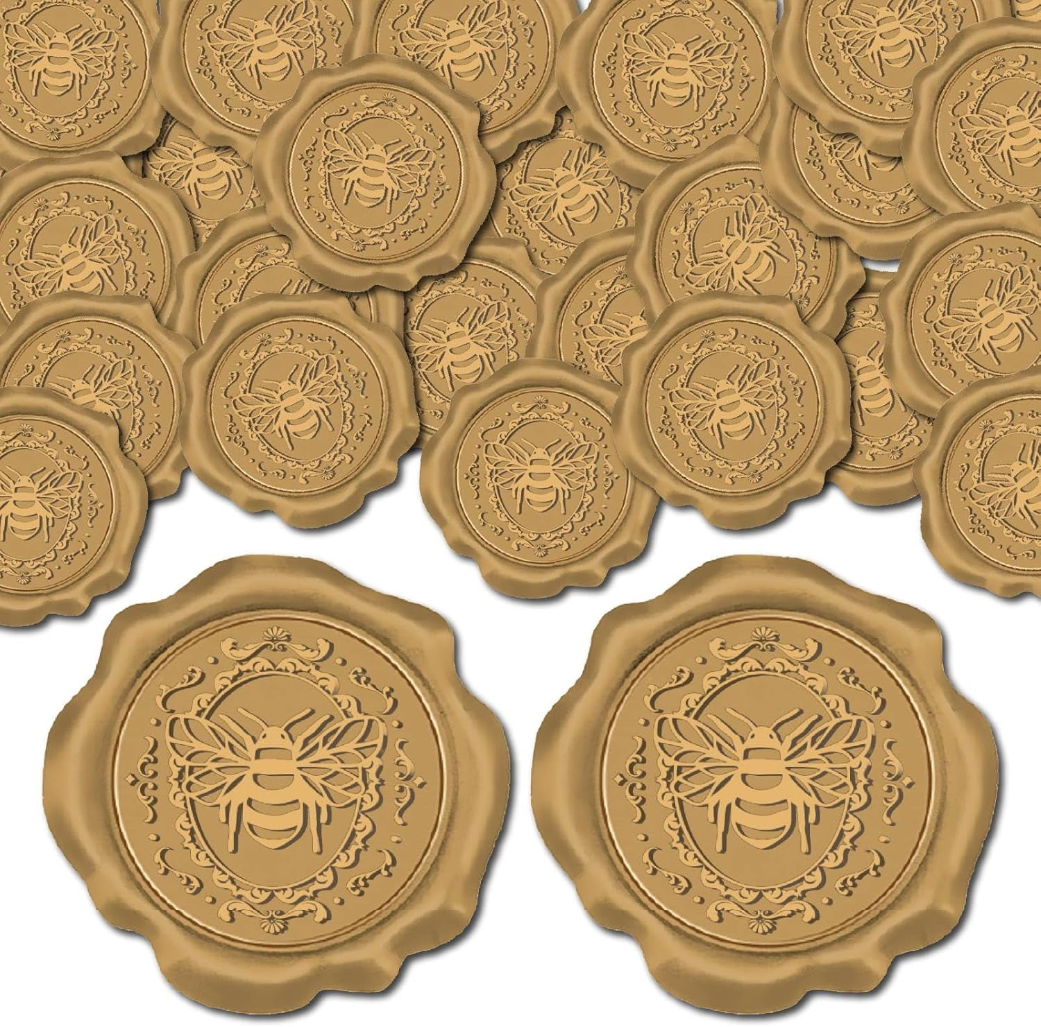 Adhesive Wax Seal Stickers Envelope Seal Decoration For Craft Scrapbook ...
