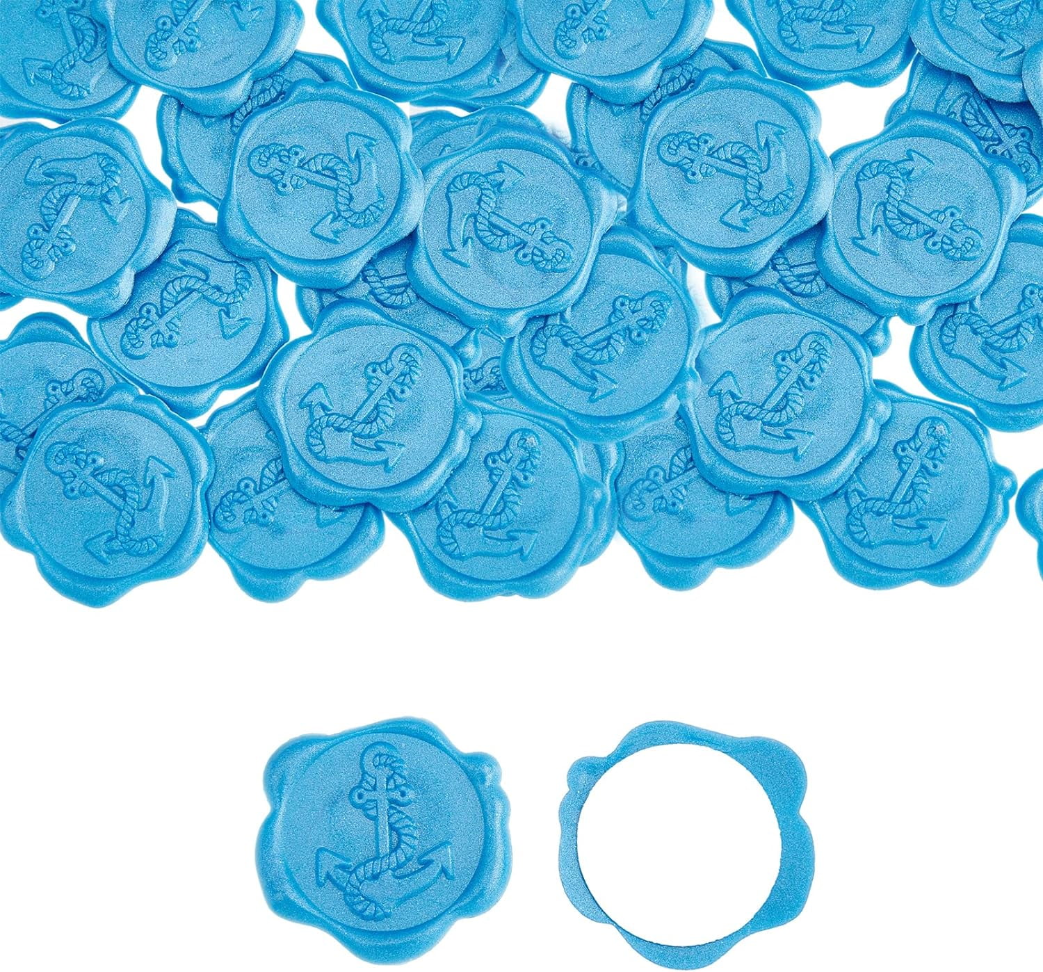 Adhesive Wax Seal Stickers Envelope Seal Decoration for Craft Scrapbook ...