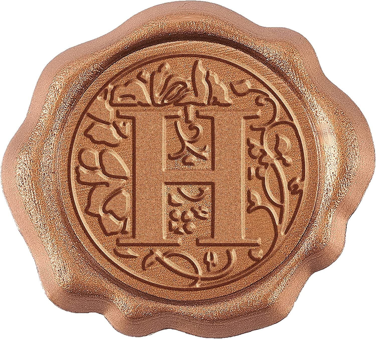 Adhesive Wax Seal Stickers Initial 25Pk Floral Self- Adhesive Wax Seals ...