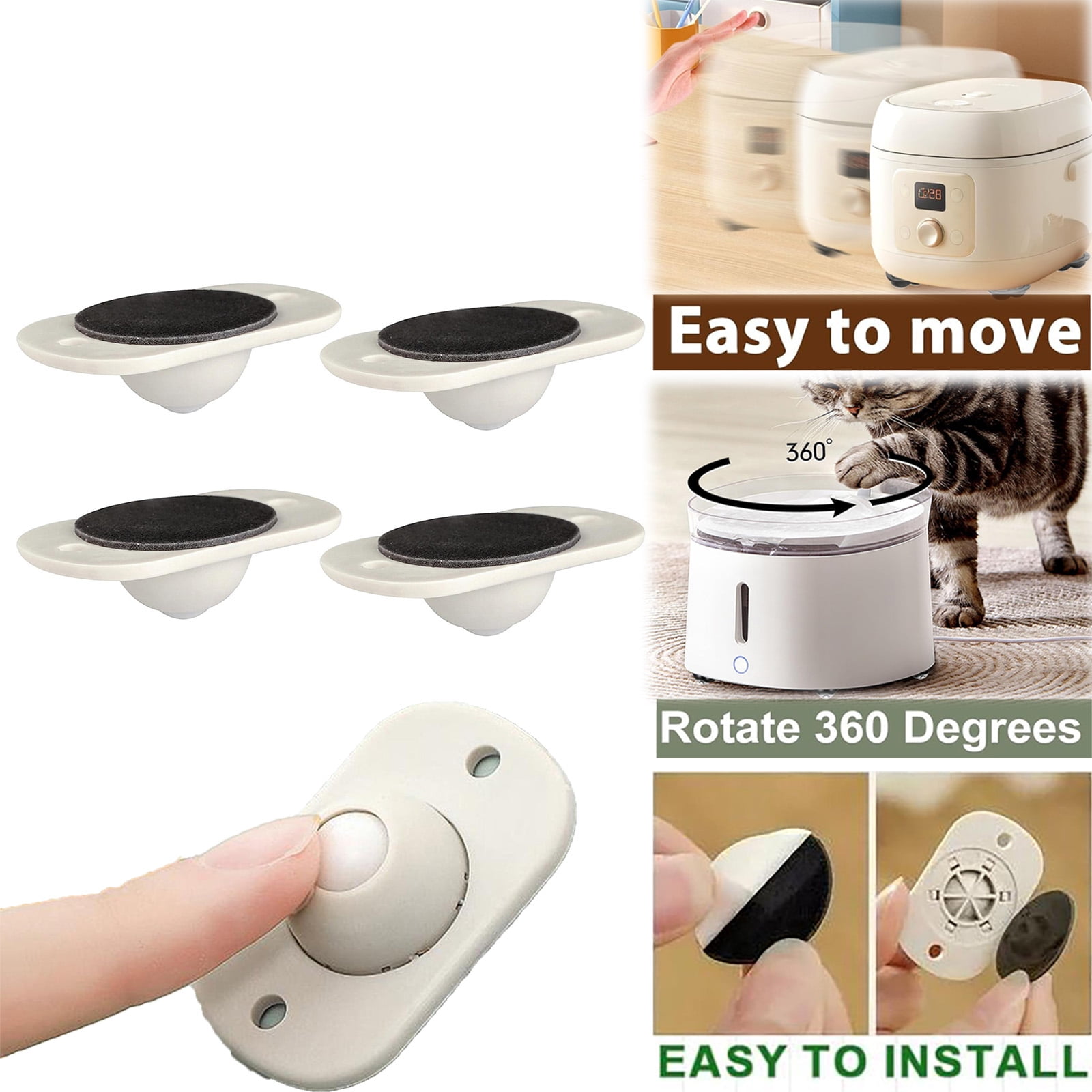 Adhesive Wheels,Adhesive Caster Wheels,Stick On Wheels,Mini Wheels,Self ...