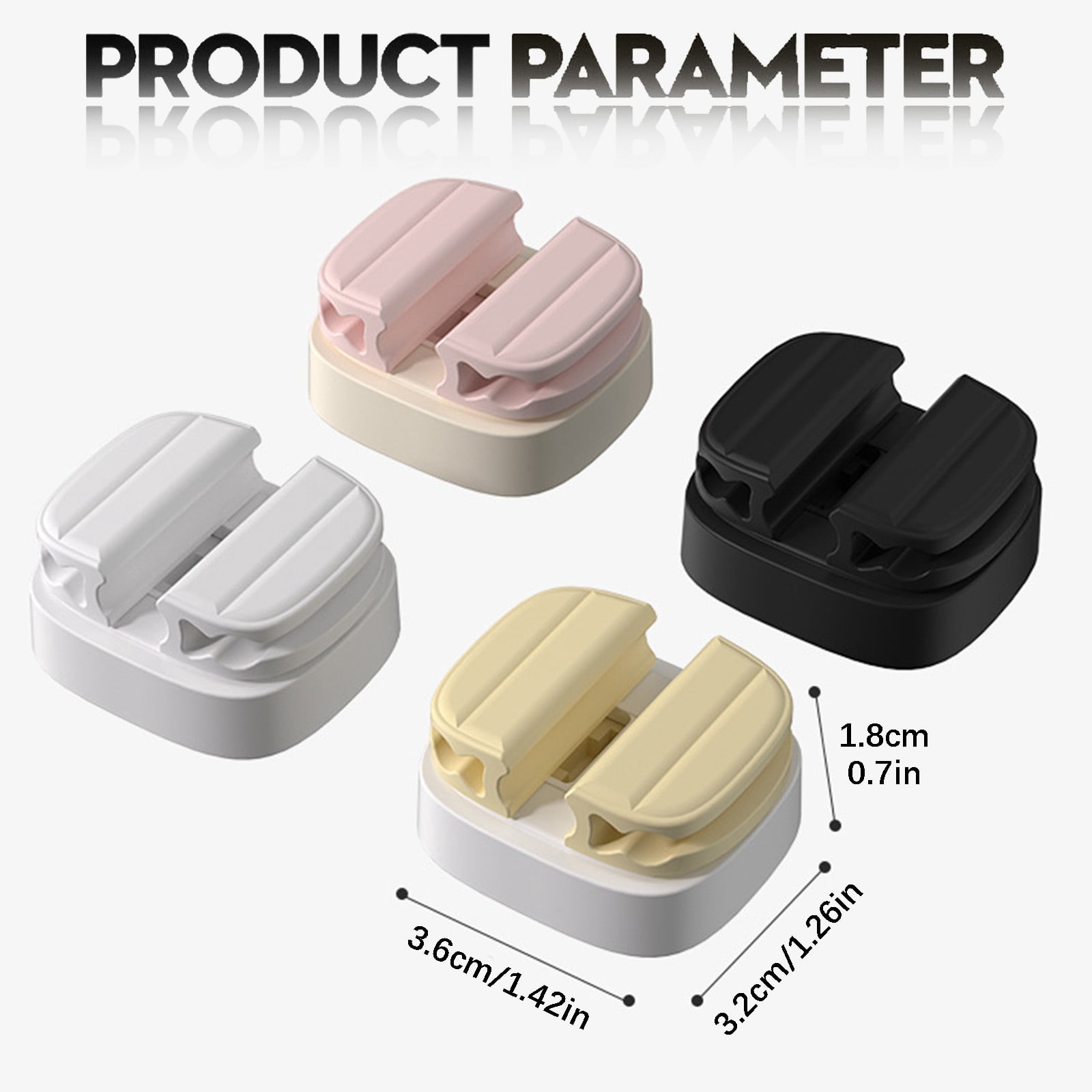 Adhesive cable management clips for desk nightstand car organizer ...