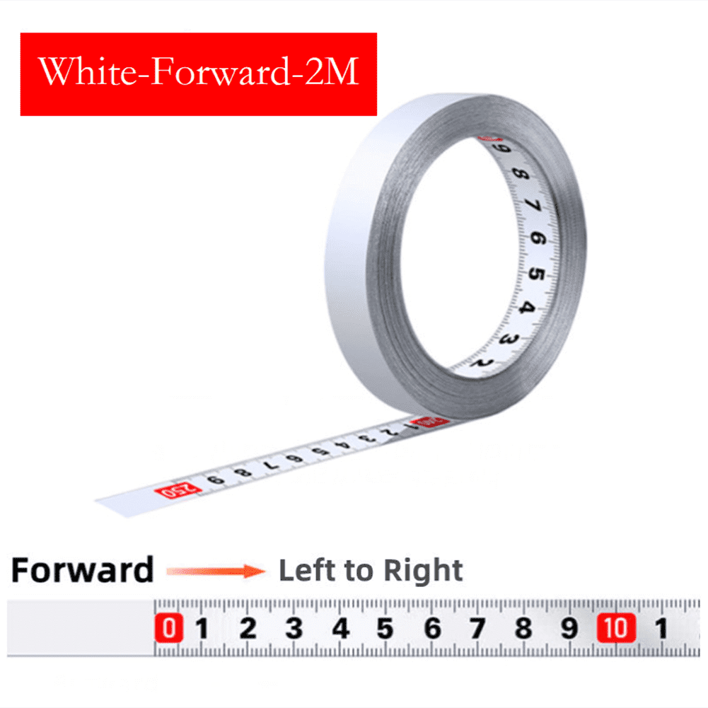 Adhesive tape measure stainless steel workbench ruler with adhesive ...