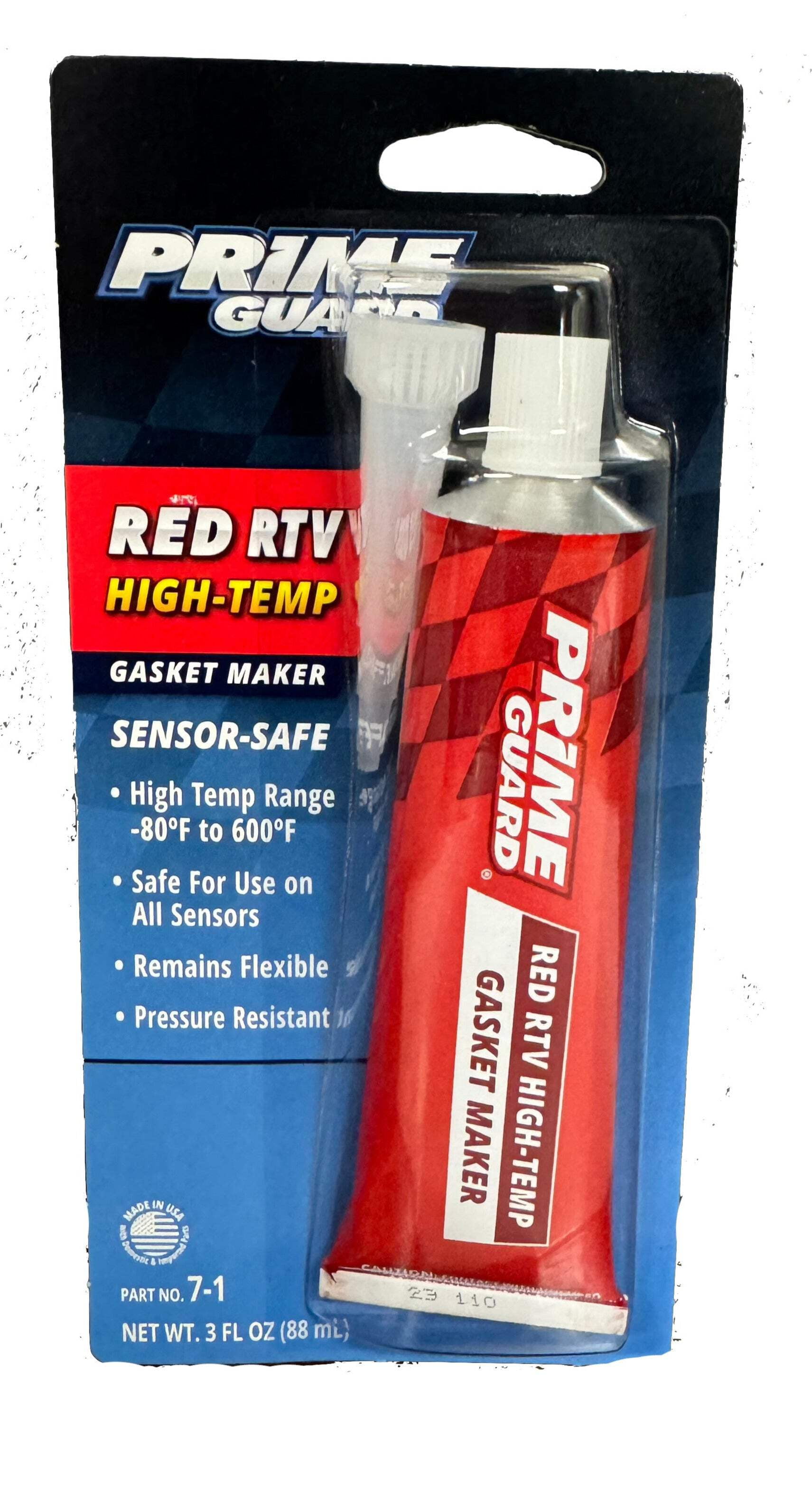 Prime Guard Red RTV Silicone - Walmart.com