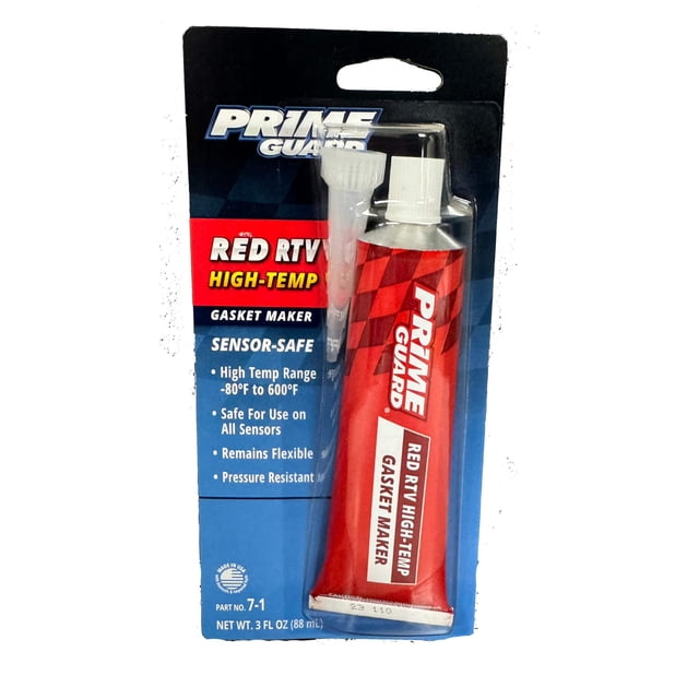 Adhesives Sealants and Tape Prime Guard Red Hi-Temp Silicone ...