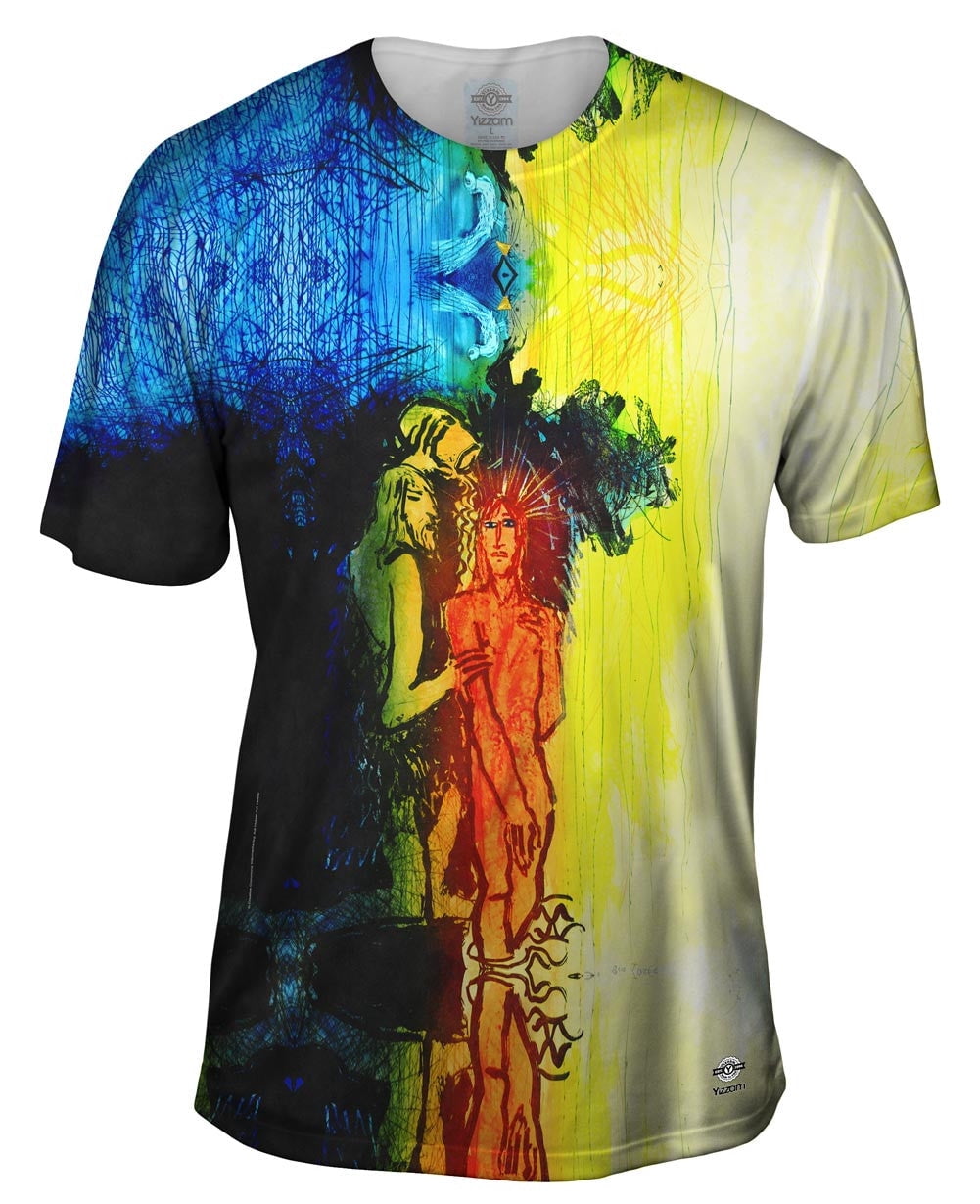 Adi Holzer - John The Baptist Baptizes Jesus Mens T-Shirt All Over ...