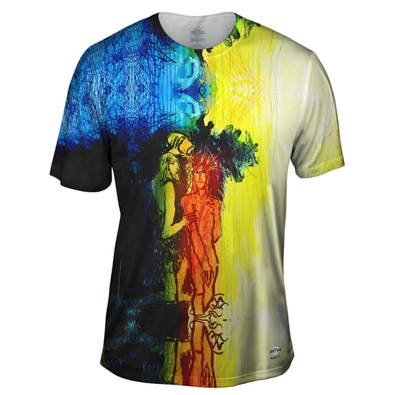 Adi Holzer - John The Baptist Baptizes Jesus Mens T-Shirt All Over ...