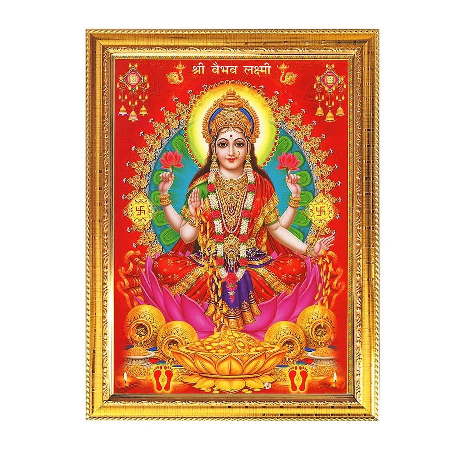 Adi Lakshmi Goddess Photo Frame Hindu Worship Puja Temple House Warming ...