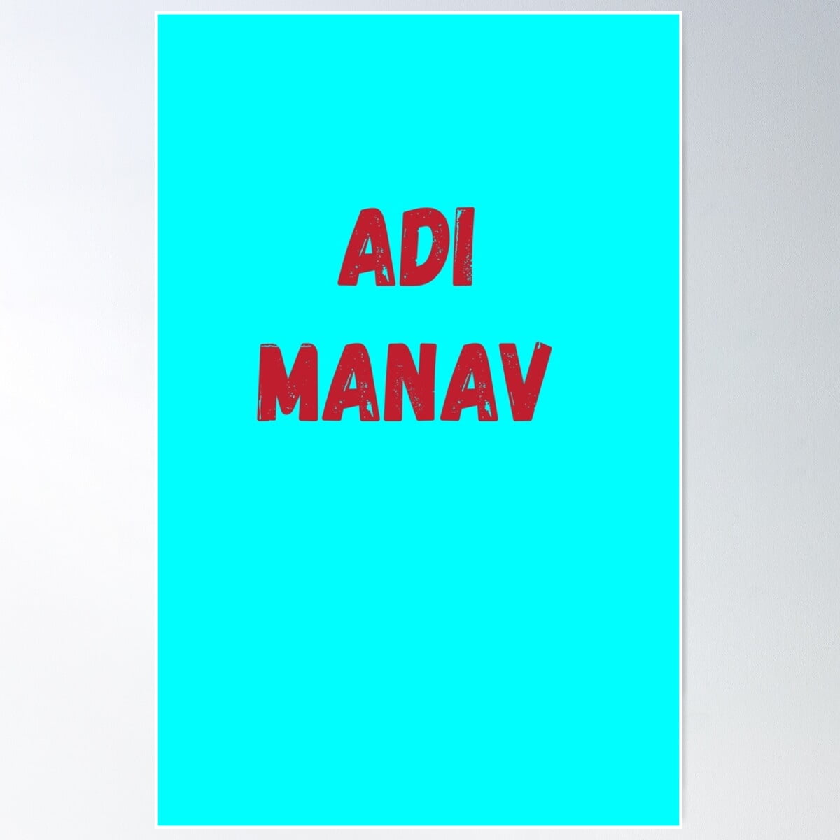 Adi Manav Poster Wall Art, Modern Wall Decor For Living Room Bedroom ...