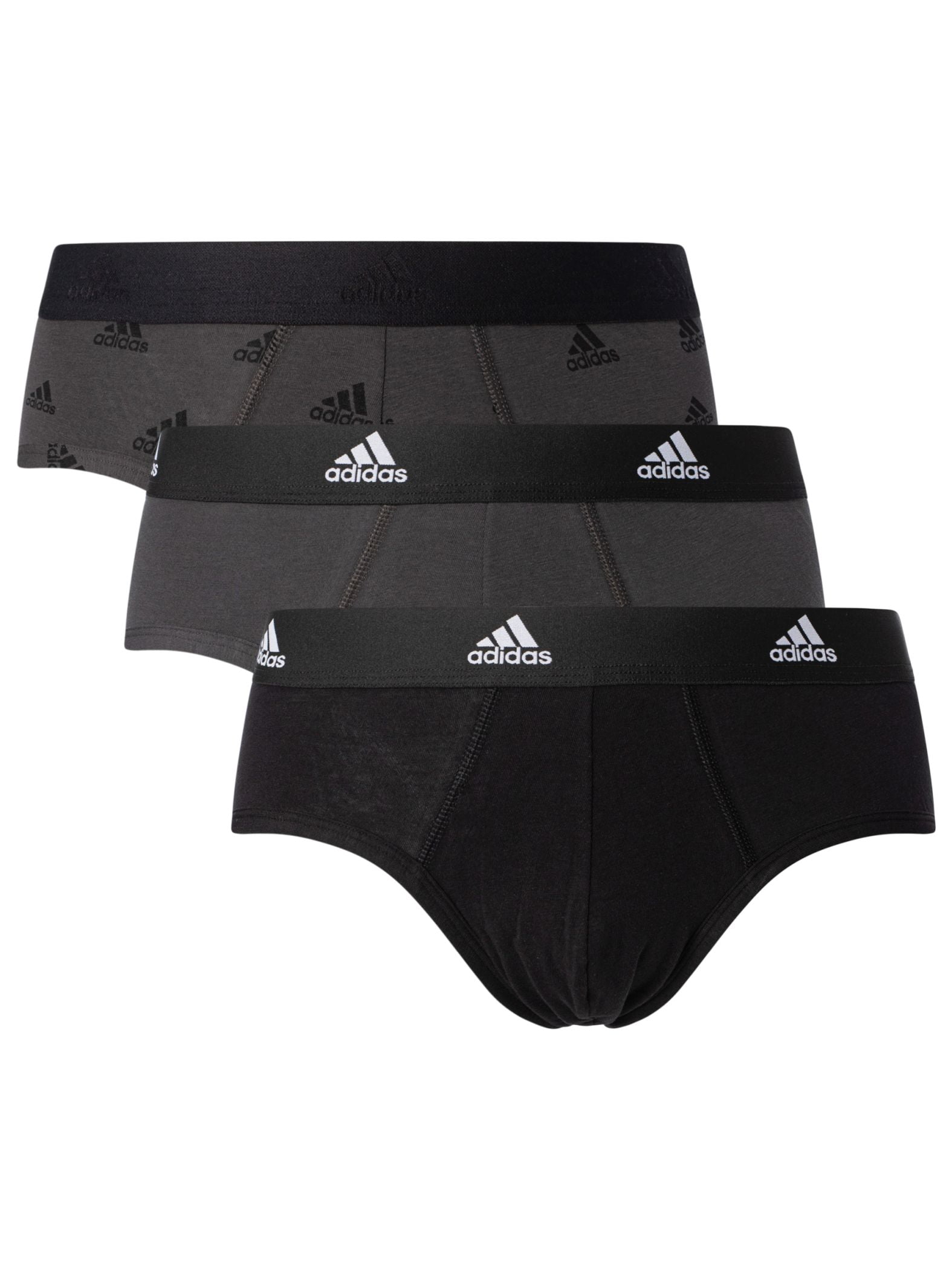 Adidas 3 Pack Briefs, Multicoloured - Walmart.com
