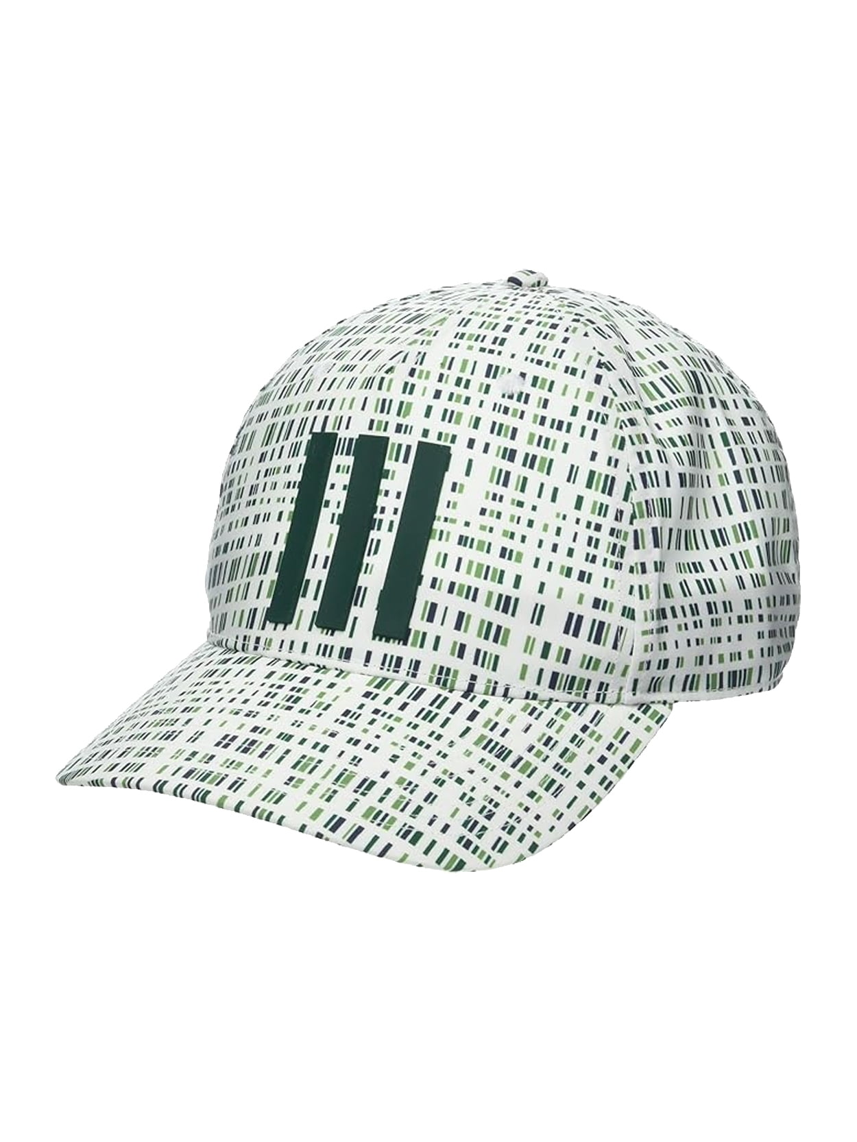 Adidas 3-Stripes Tour Print Snapback One Size Fits Most Golf Hat, White ...