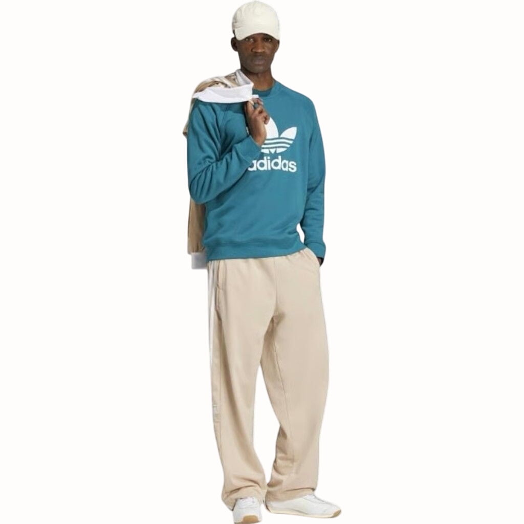 Adidas Adibreak Mens Wonder White Pants Snap Buttons Elastic Waist ...